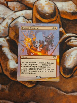Magic the Gathering Impact Resonance Hand Painted Unique Custom MTG ...