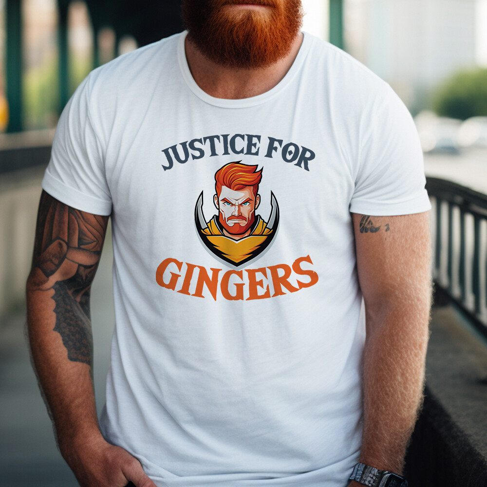 Ginger T Shirt Funny Red Head Haired Beard Brother Boyfriend And Dad ...