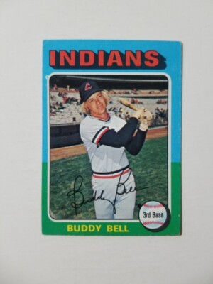 BUDDY BELL 1975 TOPPS MINI BASEBALL CARD #38 CLEVELAND INDIANS | eBay