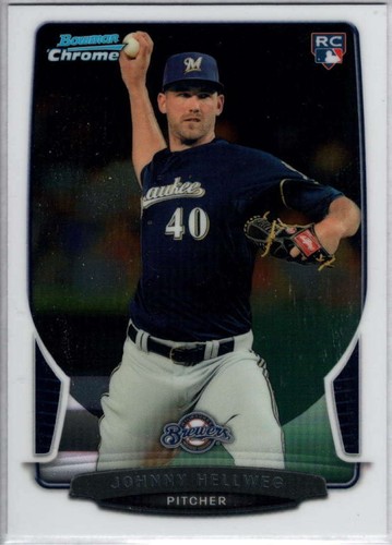 2013 Bowman Draft Chrome #23 Johnny Hellweg Brewers NM-MT (RC - Rookie ...
