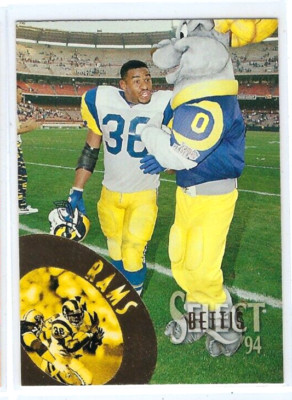 1994 Select Football #25 - JEROME BETTIS - Los Angeles Rams - ROY in ...