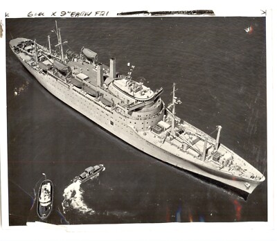 Military Sea Transportation Service SHIP USNS BARRETT Vintage 1959 ...