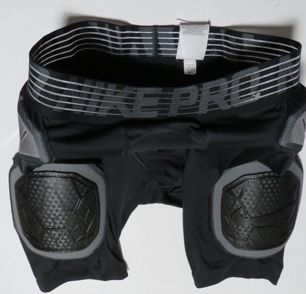 Nike Pro Football Padded Compression Hyperstrong Black Shorts AQ0742 ...