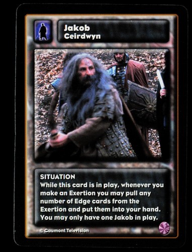 Jakob Ceirdwyn Gaumont Television Highlander Swordmaster Trading Card ...