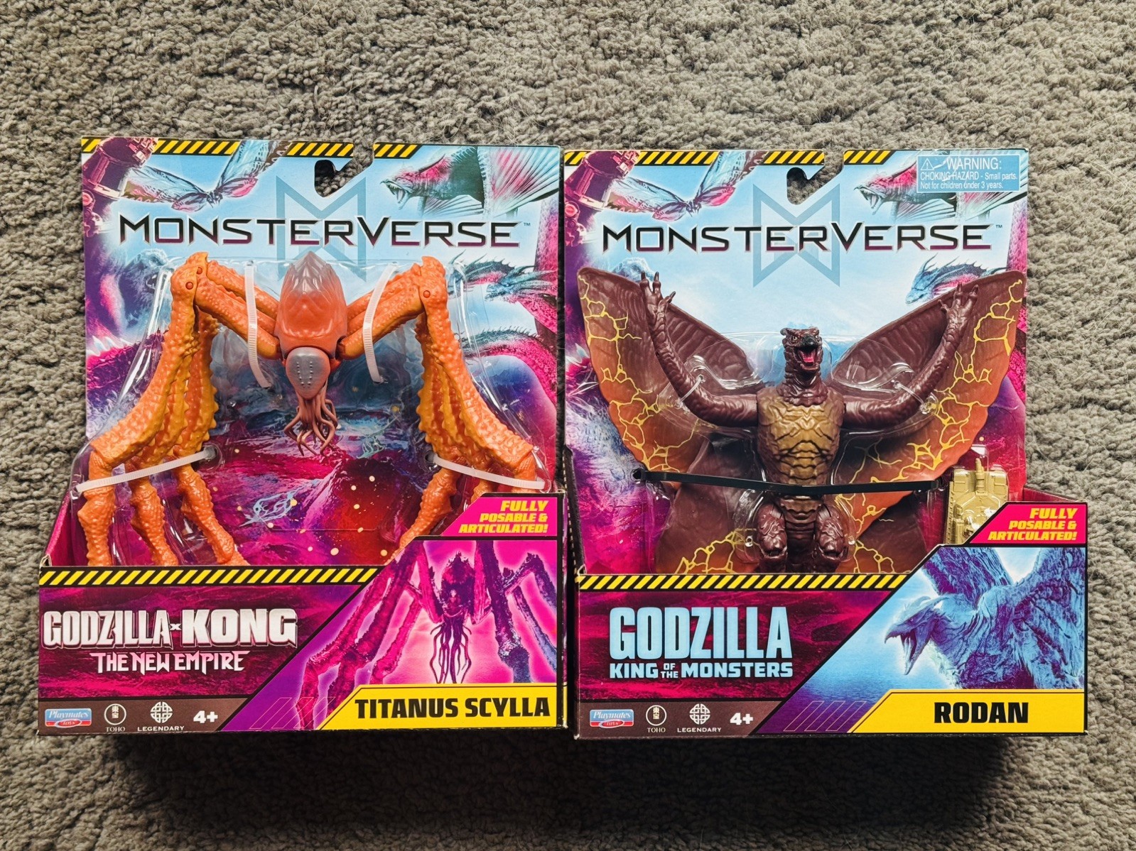 MonsterVerse Godzilla TITANUS SCYLLA + RODAN Figure NEW 2025 Lot X2 | eBay