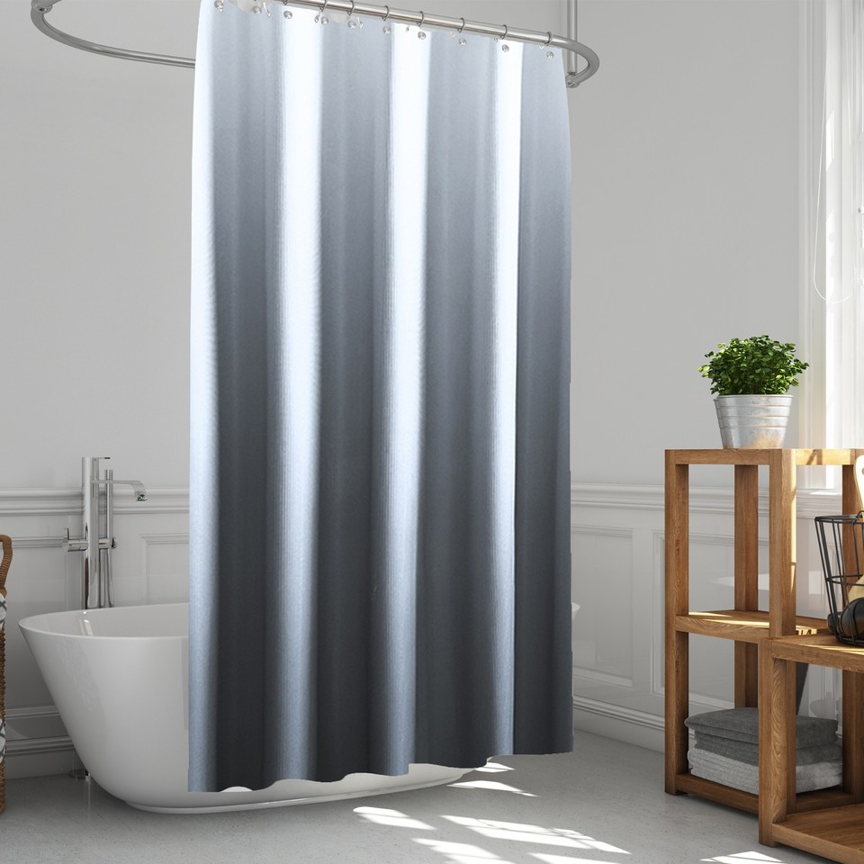 Extra Long Polyester Fabric Curtain BATHROOM SHOWER CURTAINS Mildew ...