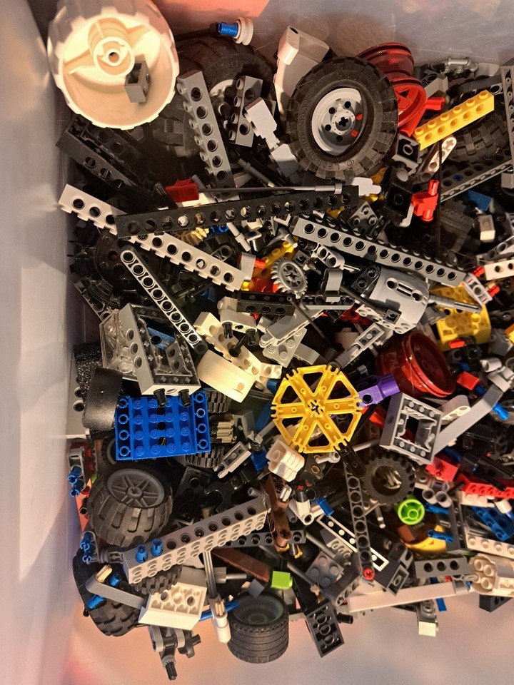 Lego Technic 15 POUND Bulk Lot Parts Pieces 15 LBS NXT Beams Gears ...