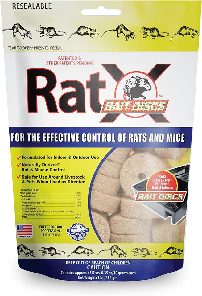 Ecoclear Products 620118, Ratx Bait Discs, All-Natural Poison Free ...