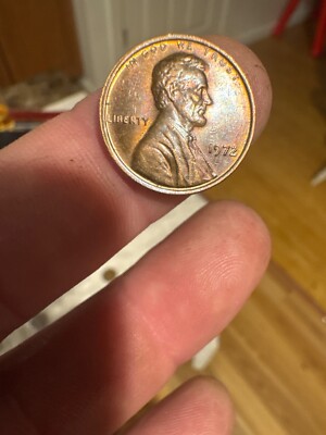 1972 lincoln penny no mint mark Rim Error | eBay