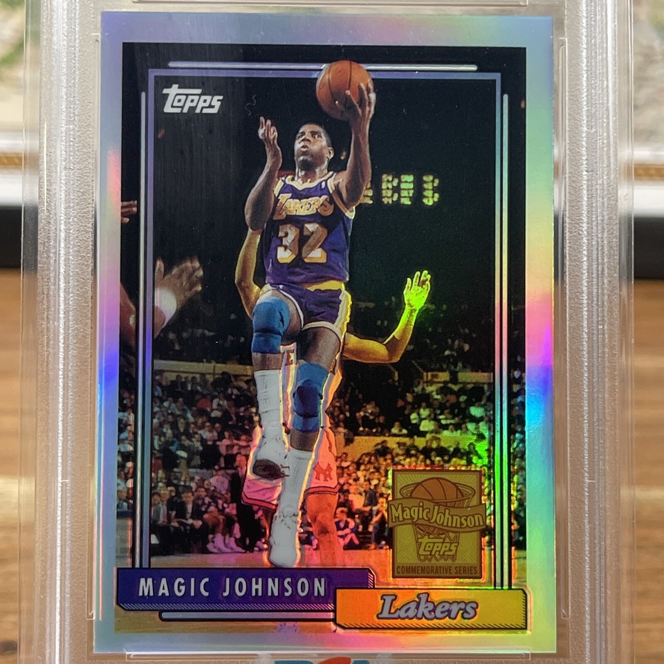2000 Topps Chrome Magic Johnson Cards That Never Were Refractor PSA8 | eBay