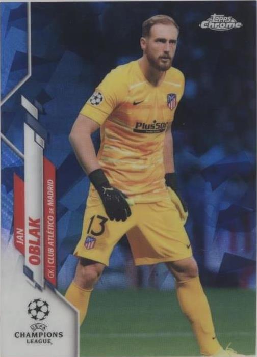 2019-20 Topps Chrome UCL Sapphire Edition Jan Oblak #81 for sale | eBay