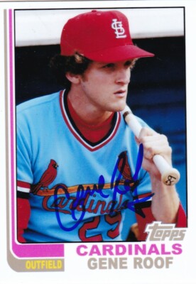 GENE ROOF ST. LOUIS CARDINALS 1982 STYLE CUSTOM CARD | eBay