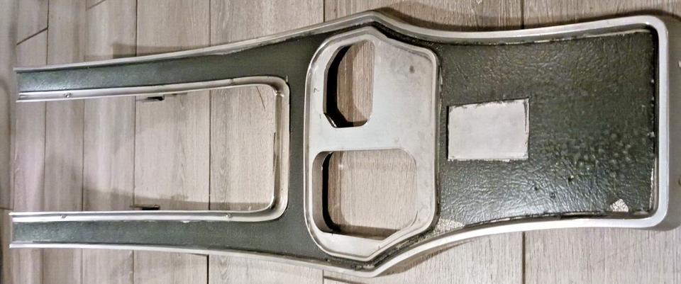 1964-67 CORVETTE C2 MIDYEAR CENTER CONSOLE TRIM PLATE 4 SPEED ORIGINAL ...