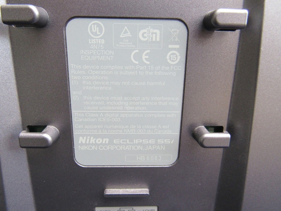 Nikon Eclipse 55i Microscope 3 objectives, 4x 10x 40x no light source ...