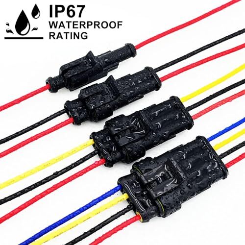 16 Awg 1 Pin Connector Waterproof Wire Connector 1 1 Pin Wire Harness ...
