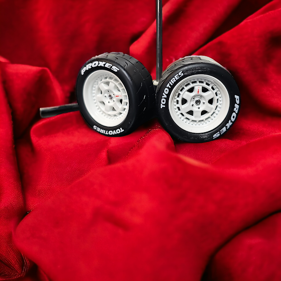 1:18 HOONIGAN Ken Block Mustang Wheels Tyre's & Axles Set Of 4 | eBay