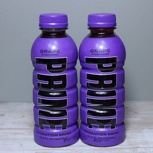 (2 Pack) Prime GRAPE Hydration Drink - 16.9 oz. DISCONTINUED Logan Paul ...