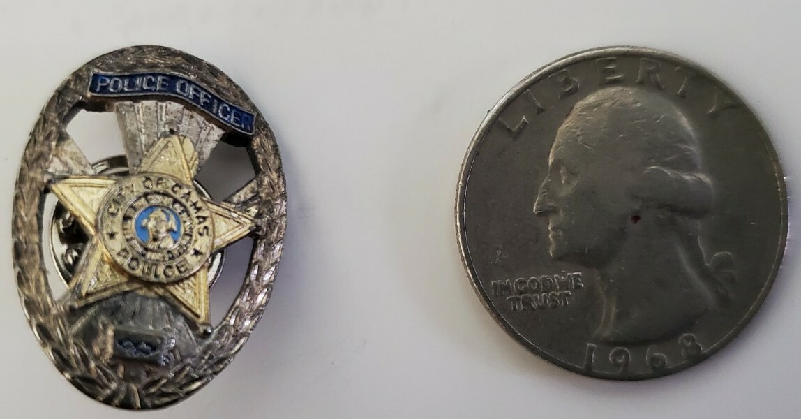 City of Camas Washington Police Department Pin Badge | eBay