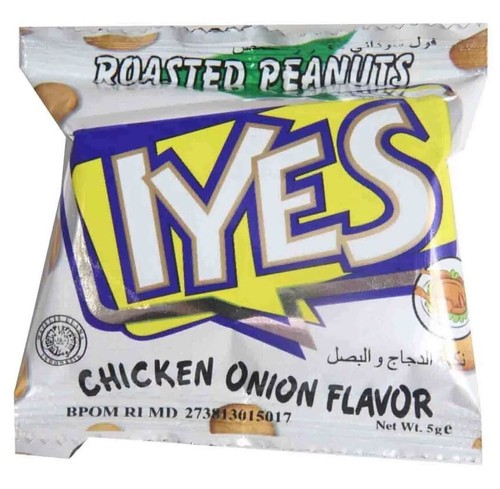 30 Packet X IYES Peanuts Chicken Onion Flavor (5 Gram) فستق بنكهة ...