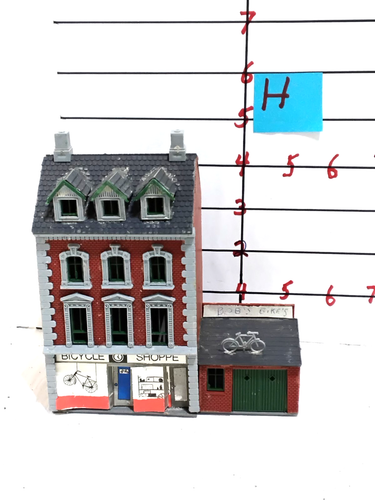 HO SCALE BIKE SHOP BUILDING H 288 | eBay