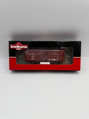 HO InterMountain 40' Ribside Boxcar Milwaukee Road #23918. Item 48501 ...
