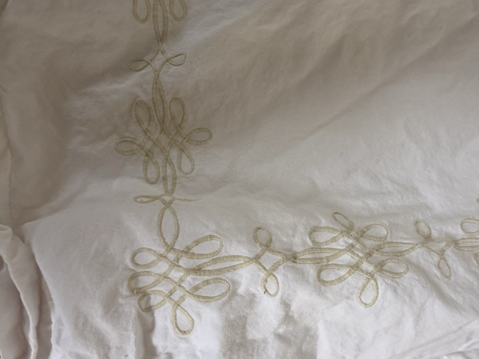 Matouk Percale Cotton Pillow Sham Standard Champagne Colored Design | eBay