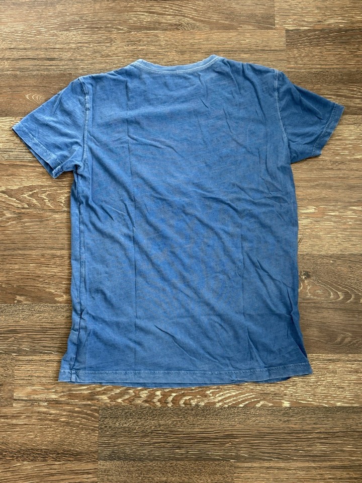 American Eagle Outfitters Blue Anchor Graphic T-shirt Mens Medium M ...