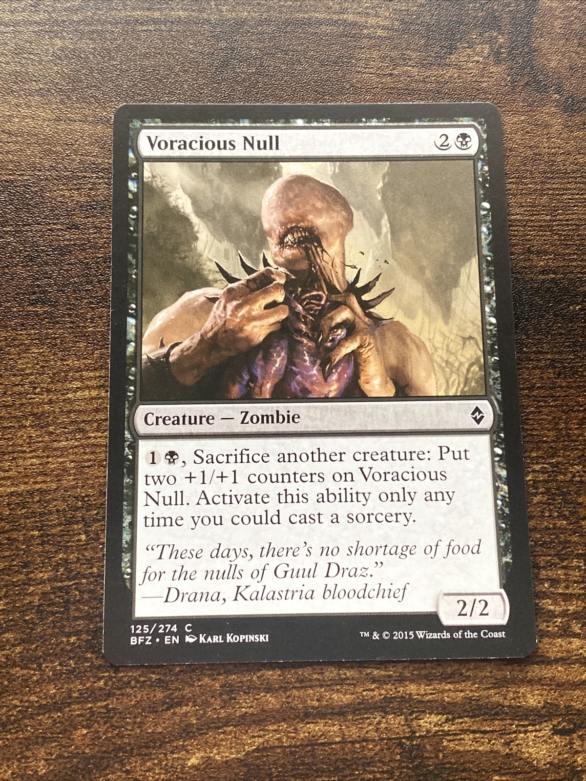 MTG Voracious Null Battle for Zendikar 125/274 Regular Common for sale ...
