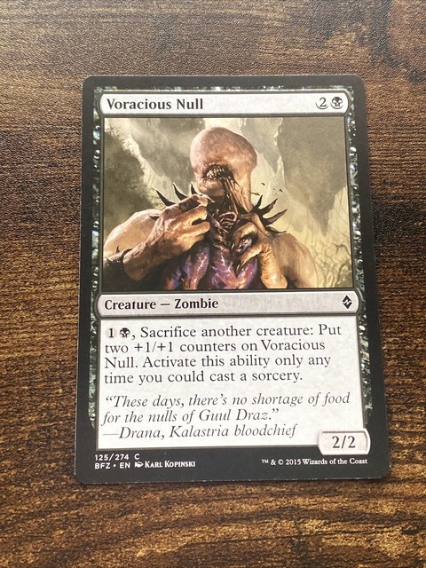 MTG Voracious Null Battle for Zendikar 125/274 Regular Common for sale ...
