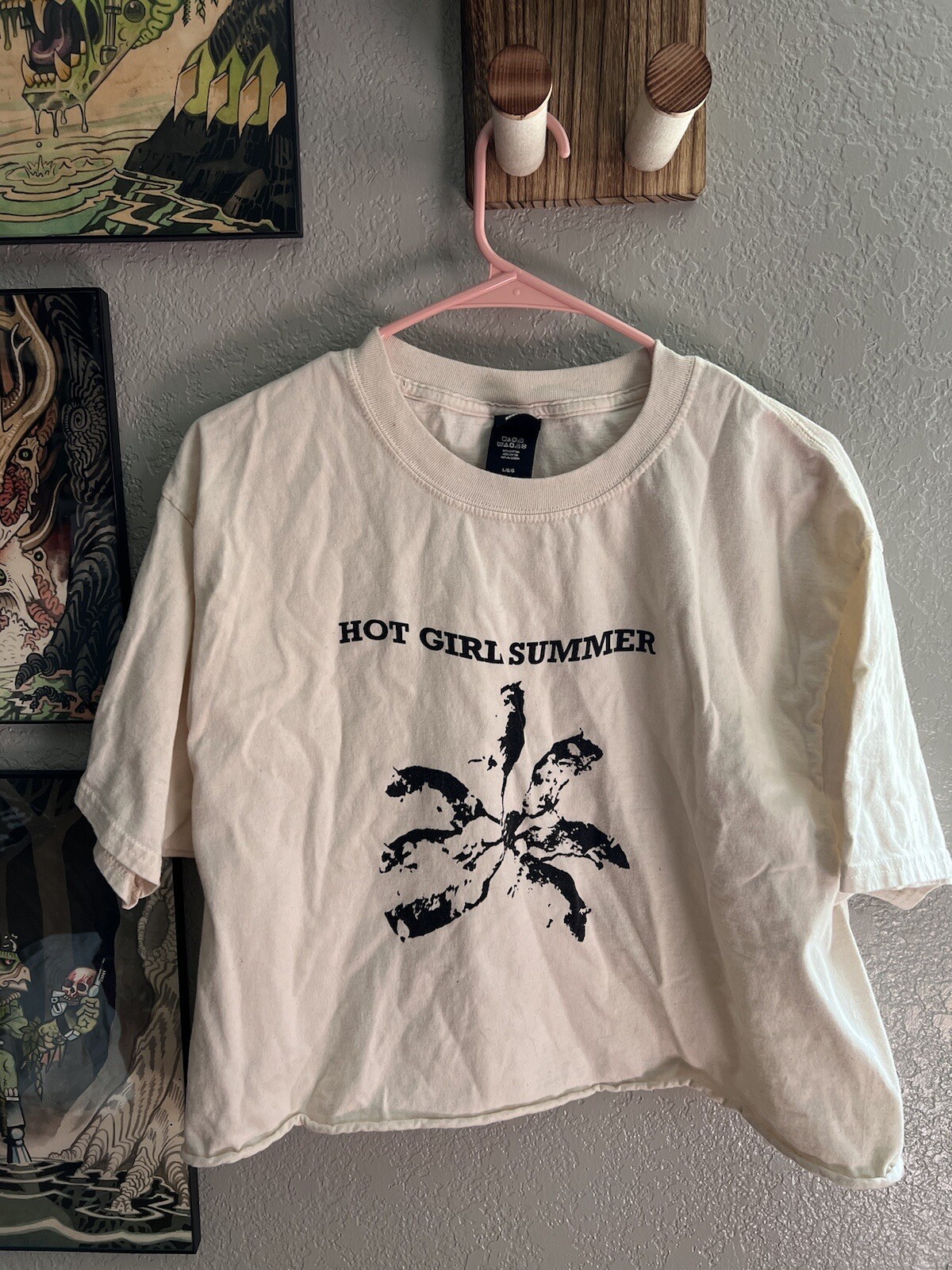 Rat King Hot Girl Summer Cropped Shirt - Gem