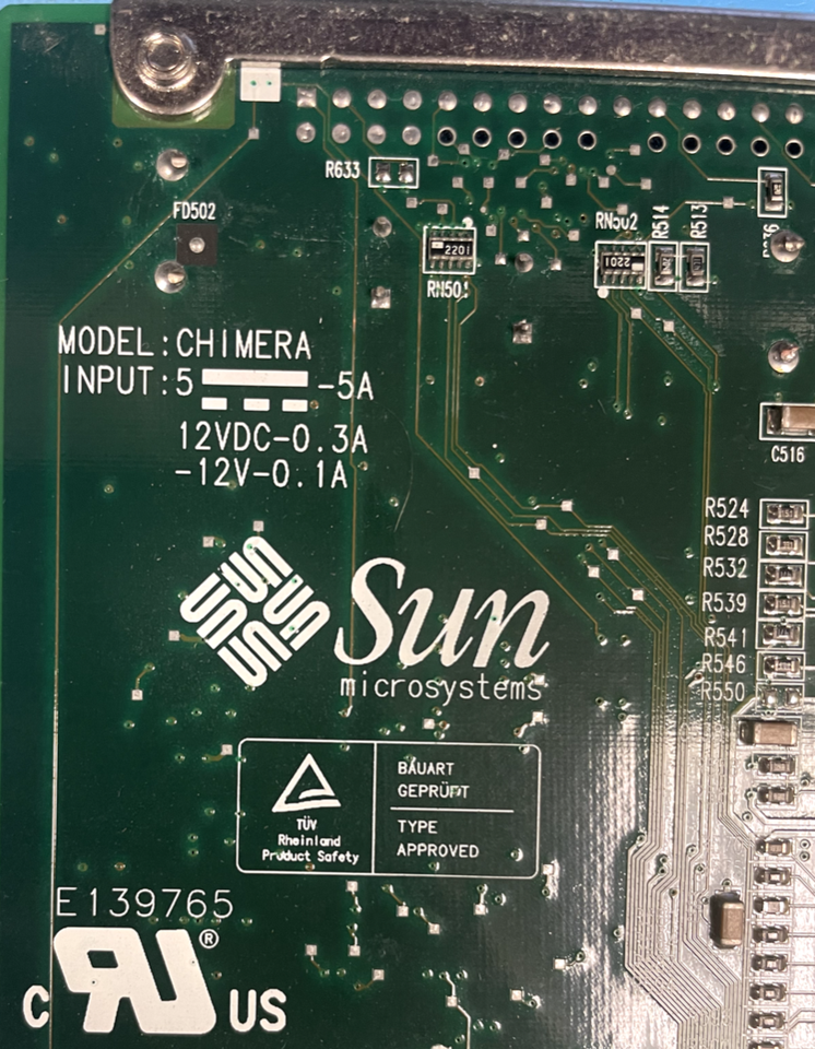 Sun Microsystems PWA CHIMERA SUN/PC+M BD SBC Component Board | eBay