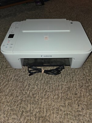 Canon PIXMA TS3322 Wireless Inkjet All-In-One Printer (White ...