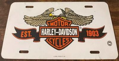 Harley-Davidson Motorcycles Booster License Plate Est. 1903 Harley ...