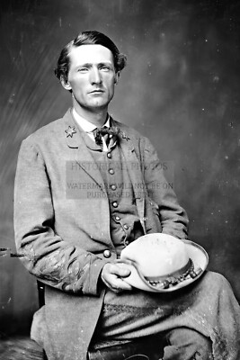 JOHN SINGLETON MOSBY "GRAY GHOST" CONFEDERATE CIVIL WAR SOLDIER 4X6 ...