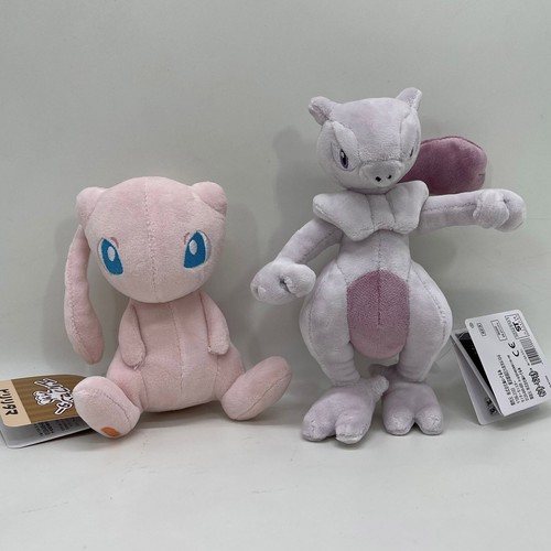2X Mew & Mewtwo Plush Soft Toy Doll Teddy Stuffed Animal 7"&5" | eBay ...