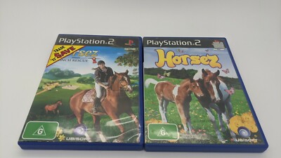PS2 Horsez Ranch Rescue + Horsez 2 game bundle - PAL - Sony playstation ...