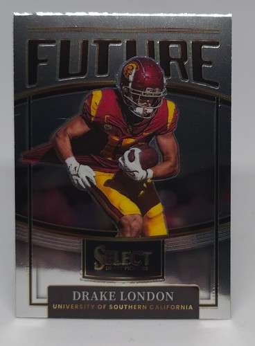 Drake London 2022 Panini Select Draft Picks Future RC #F-DL USC Trojans ...