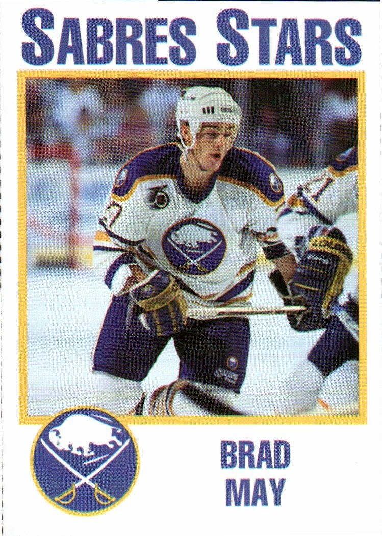 Brad May 1993-94 Buffalo Sabres Noco | eBay