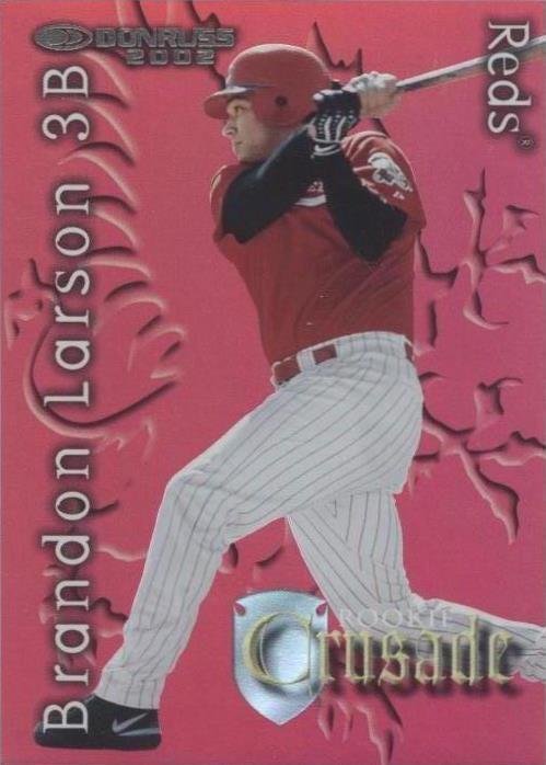 2002 Donruss The Rookies - Crusade Brandon Larson #RC-20 /1500 for sale ...