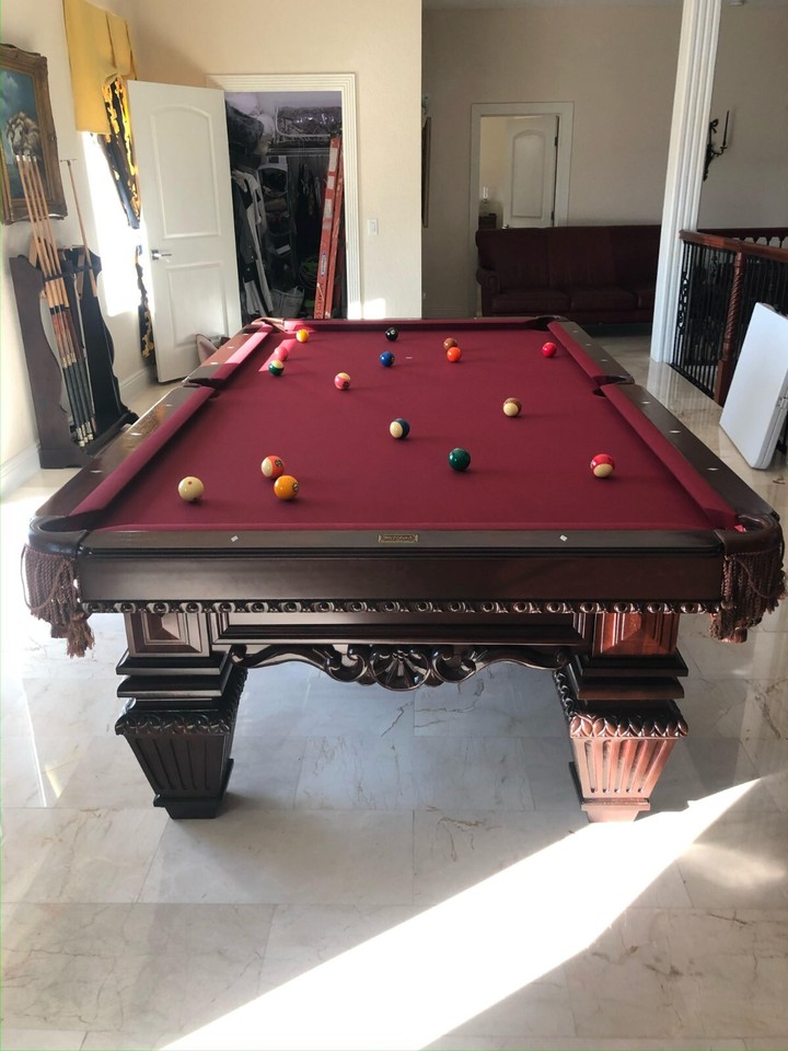 9 Foot Brunswick Royal Knight pool table | eBay