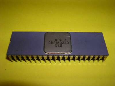 RCA CDP1802AD (CDP1802A, 1802) 8-Bit Microprocessor / CPU - Rare ...
