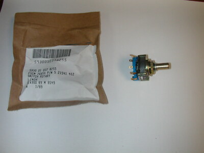 ROTARY SWITCH 5-21541-412 115VAC 28VDC NSN 5930-01-037-8255 | eBay