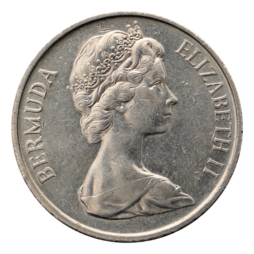 1983 Bermuda 25 Cents Coin, km18, Mintage 600,000 - Rare Coin 🇧🇲 | eBay