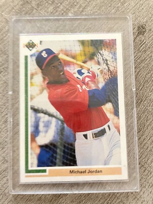 Michael Jordan 1991 Upper Deck Baseball Rookie Card RC #SP1 Chicago ...