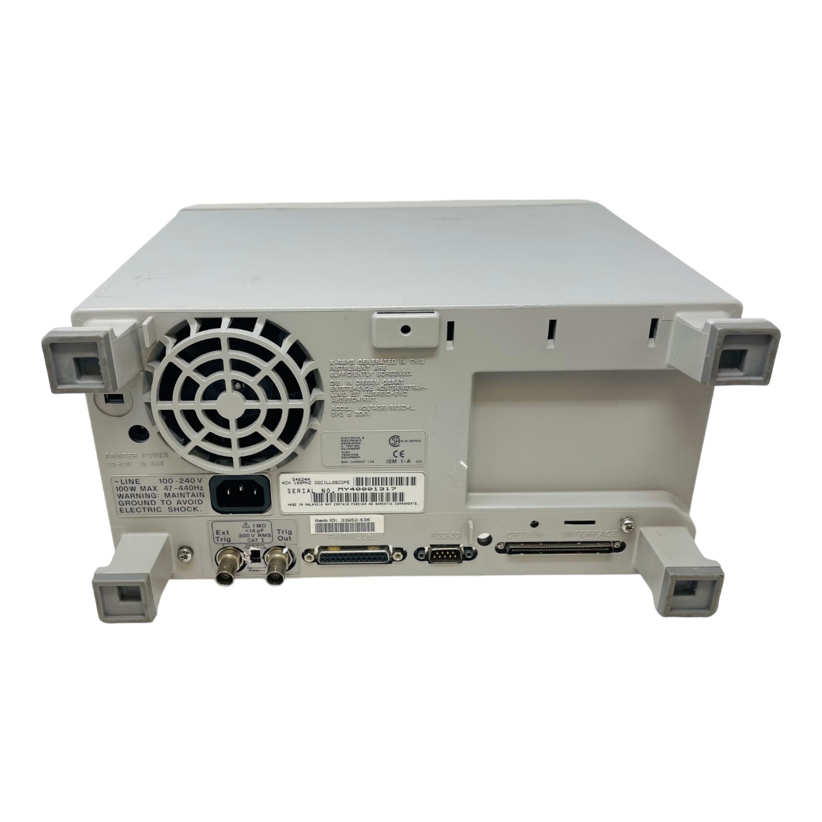 HP Agilent 54624A Oscilloscope 100mhz GPIB N2757a Scope for sale online ...