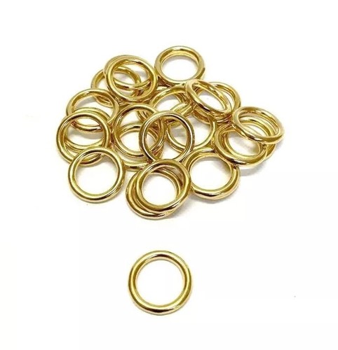 Solid Brass O-Rings For Dog Leads Horse Reigns Leather 12mm 16mm 19mm ...