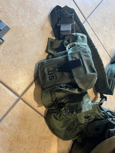 US Army ALICE MED GRAY Buckle Belt Kit + Pouches *READ | eBay