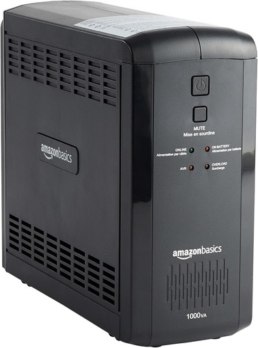 Amazon Basics UPS Battery Backup & Surge Protector 1000VA/550W BRAND ...