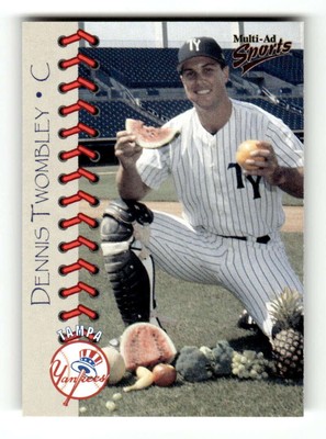 1999 Multi-ad Tampa Yankees 25 Dennis Twombley BXCP11 | eBay