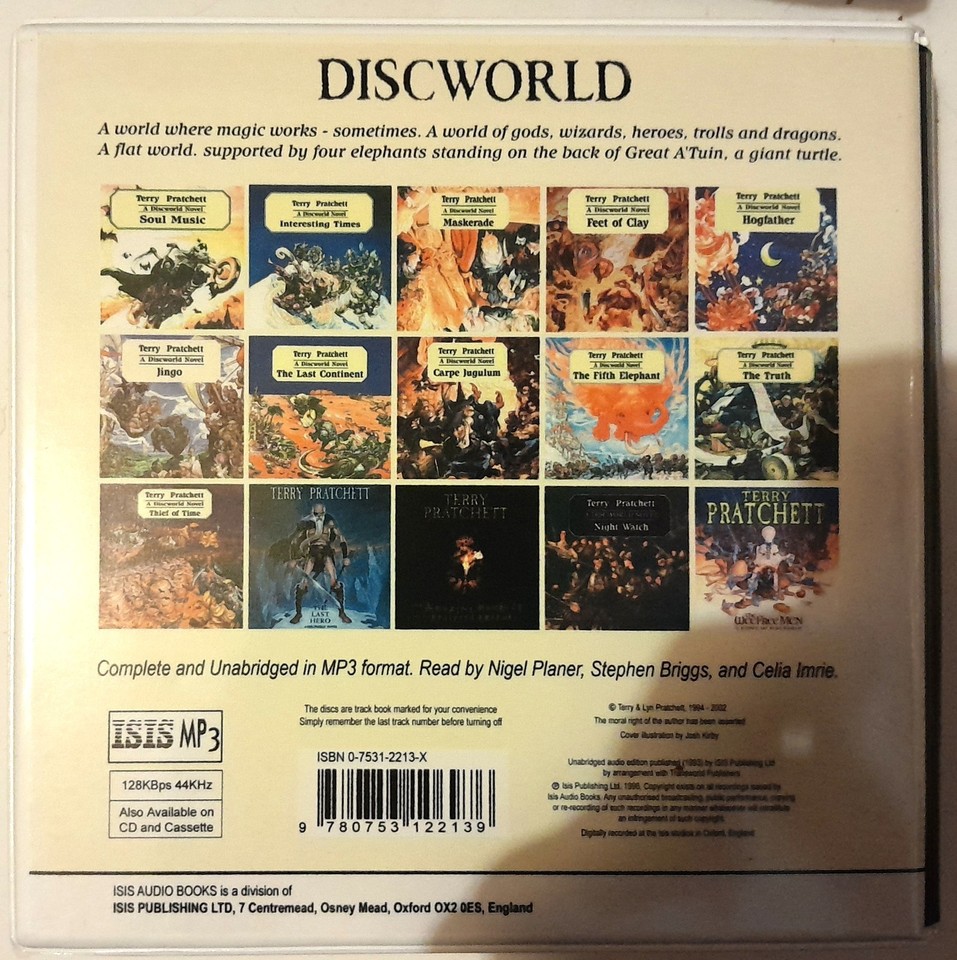 Terry Pratchett - Discworld: Audio Collection Volume 2 (15 x MP3 CD'S ...